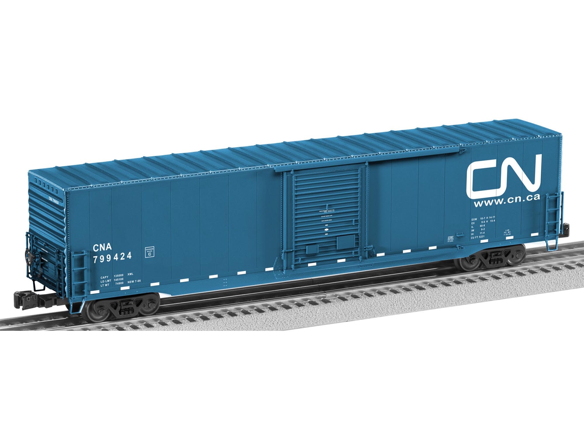 Canadian National Scale 60' Boxcar #799424